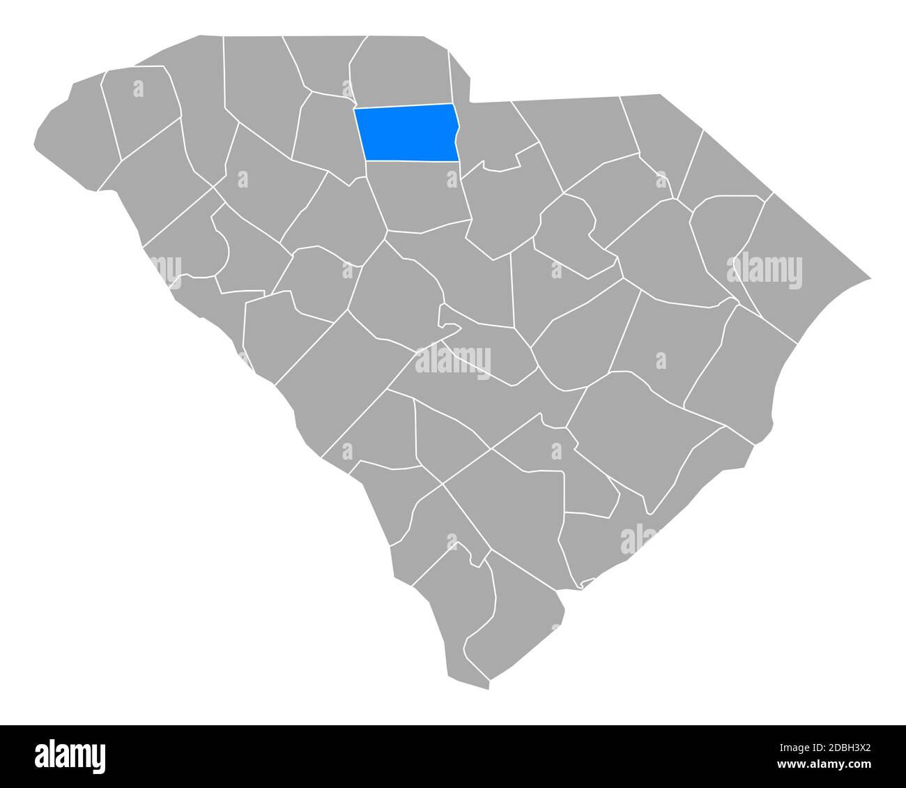Map of Chester in South Carolina Stock Photo - Alamy
