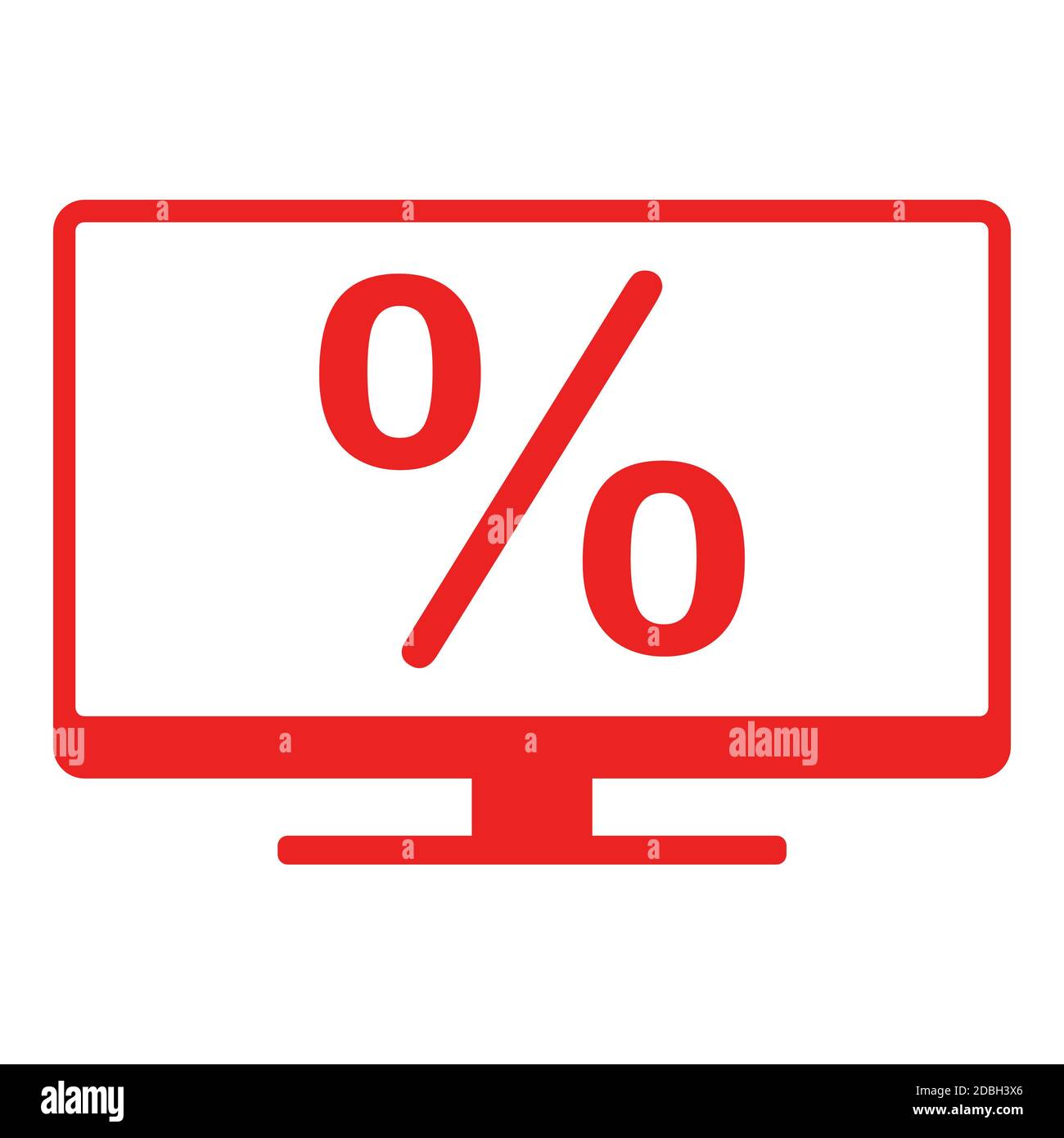 Percent and screen Stock Photo - Alamy