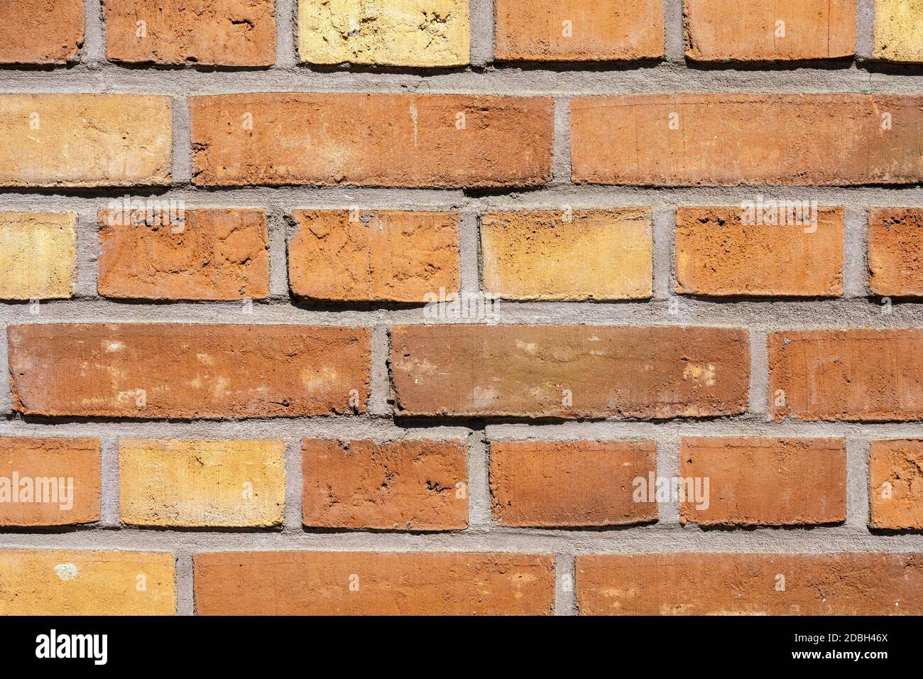 Background from a wall made of orange bricks Stock Photo - Alamy