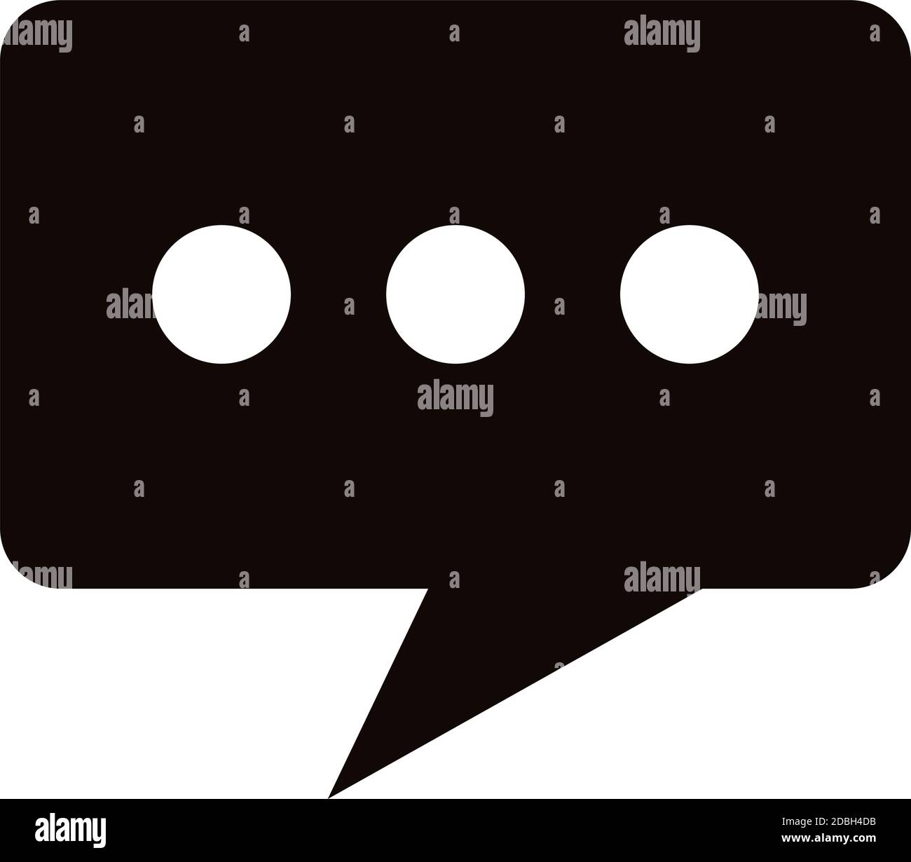 speech bubble message silhouette style icon vector illustration design ...