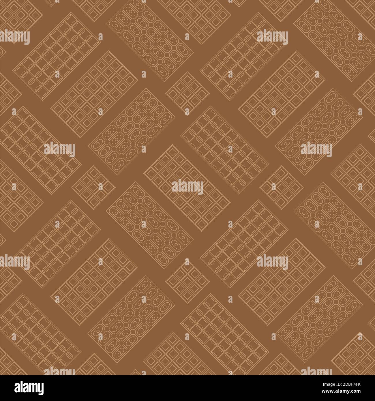 Milk Brown Chocolate Bar Seamless Pattern. Sweet Food Stock Photo - Alamy