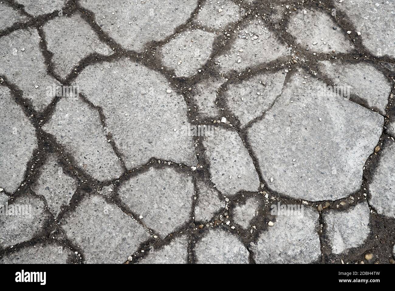 Broken pavement stones at a construction site Stock Photo - Alamy
