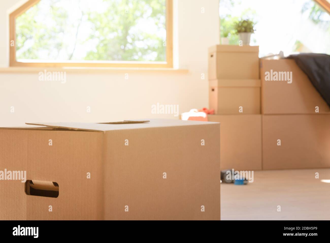 Attic room storage boxes hi-res stock photography and images - Alamy