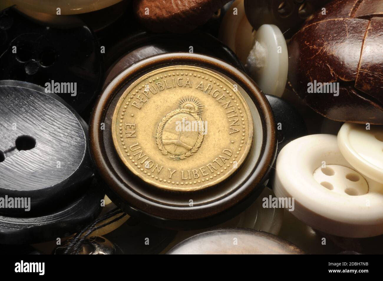 Close up on meter and buttons Stock Photo - Alamy