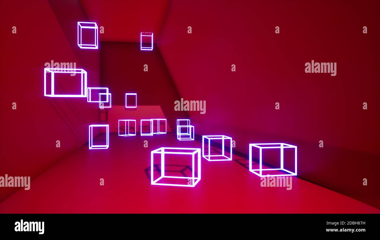 Neon pink background hi-res stock photography and images - Alamy
