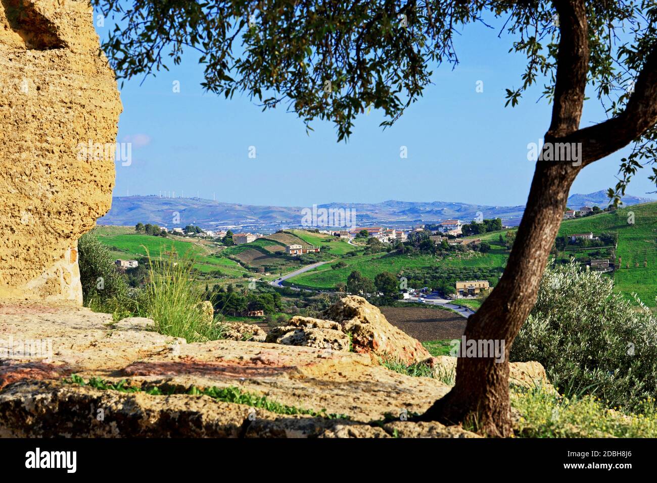 surroundings of Agrigento Stock Photo - Alamy