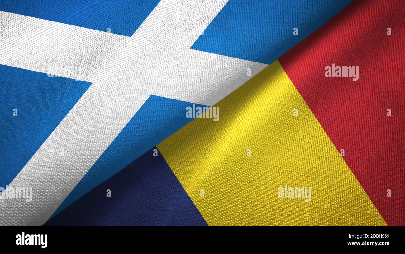 Scotland chad flag hi-res stock photography and images - Alamy