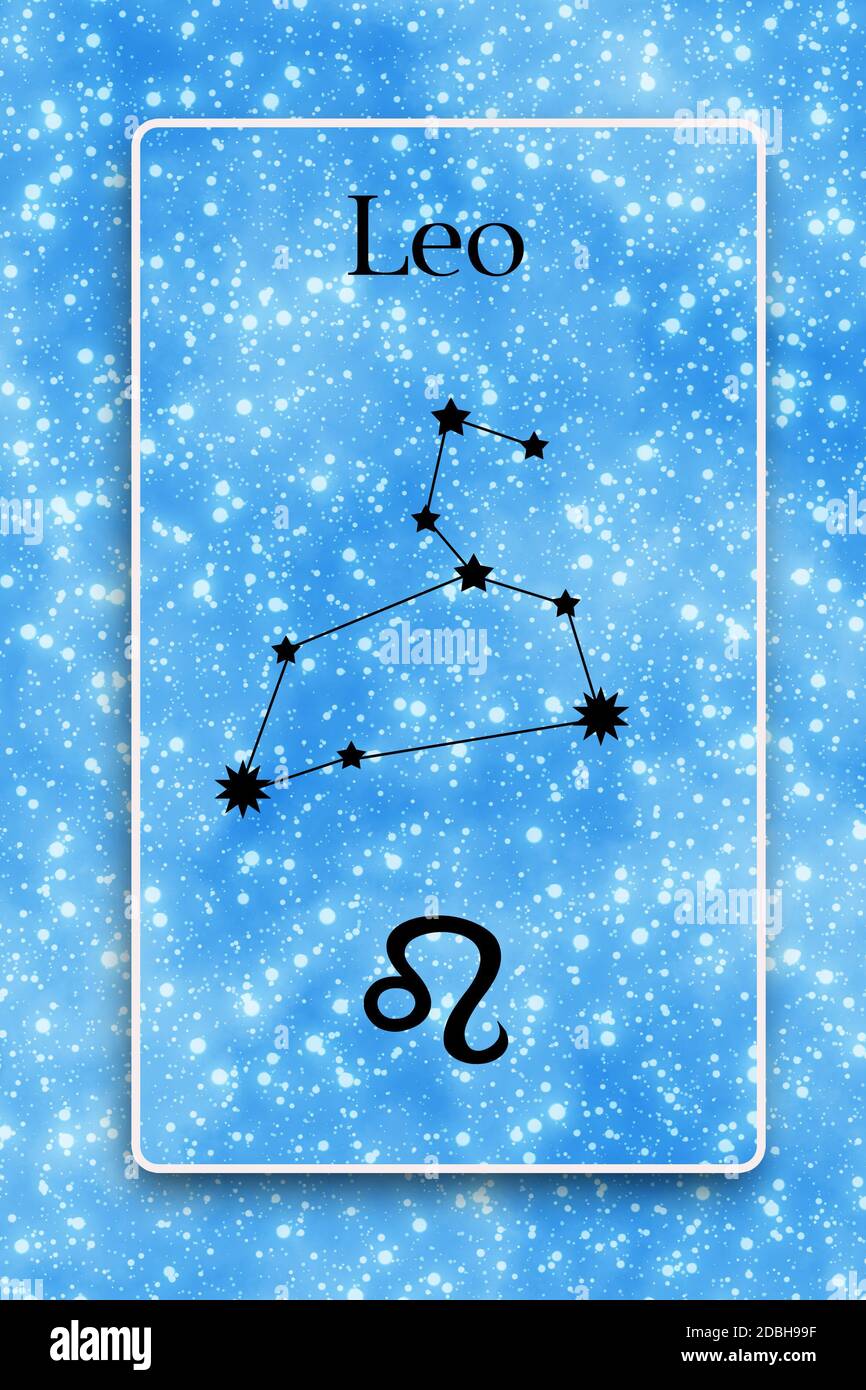 Leo constellation hi-res stock photography and images - Alamy