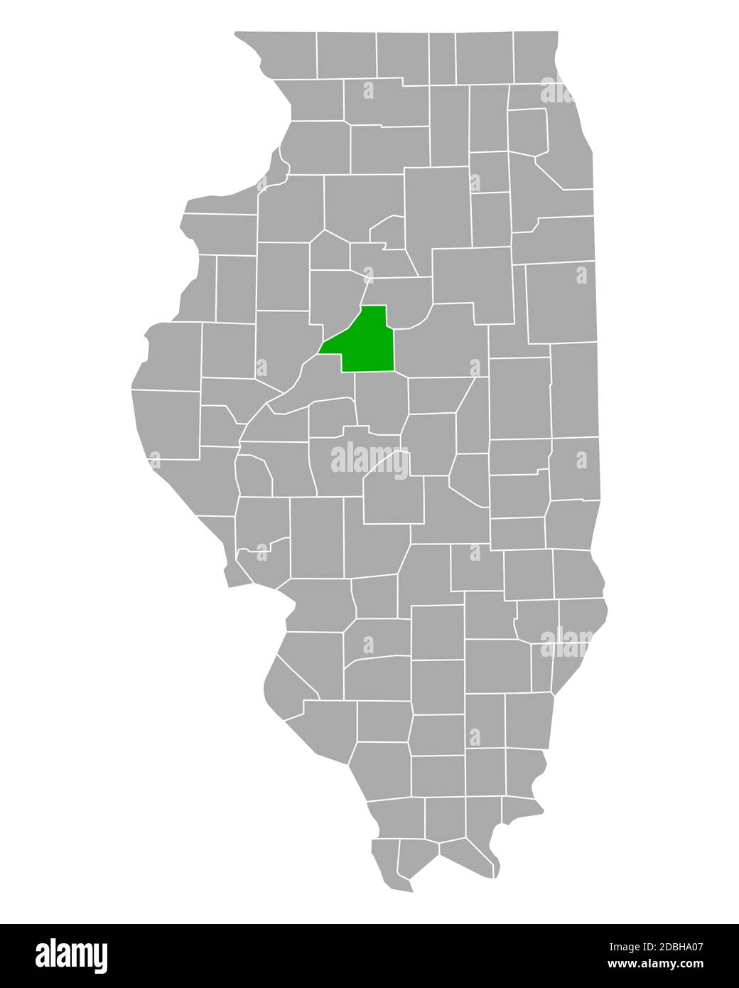 Tazewell county map hi-res stock photography and images - Alamy