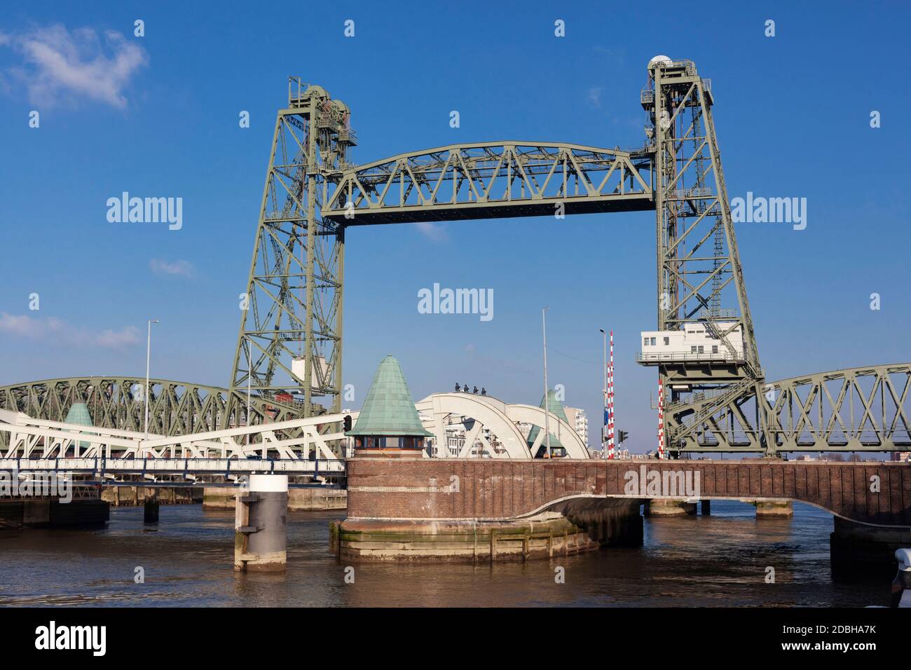 Bridge in Rotterdam the Netherlands called the Koningshavenbrug, also ...