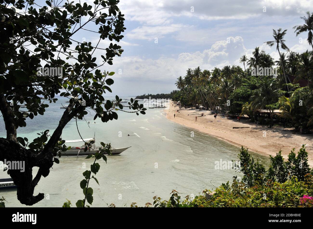 Alona Beach on Panglao Island in the Philippines Stock Photo - Alamy