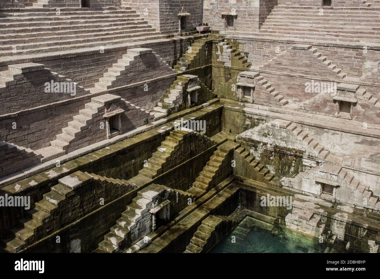 The Step Well - Toorji Ka Jhalara. Local sight. Symmetry steps ...