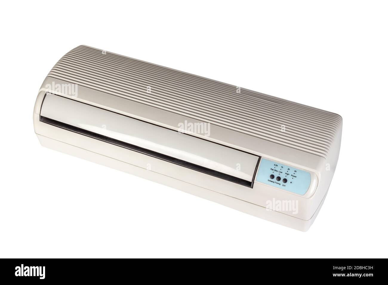 Electric air heater with fan isolated on a white background Stock Photo ...