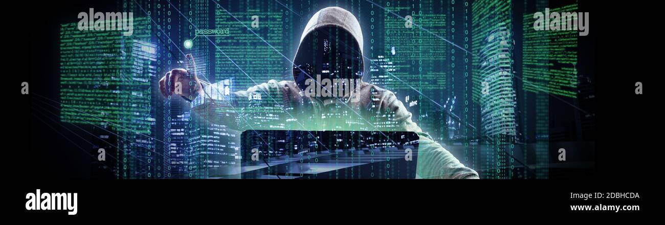 Hacker prints a code on a laptop keyboard to break into a cyberspace ...