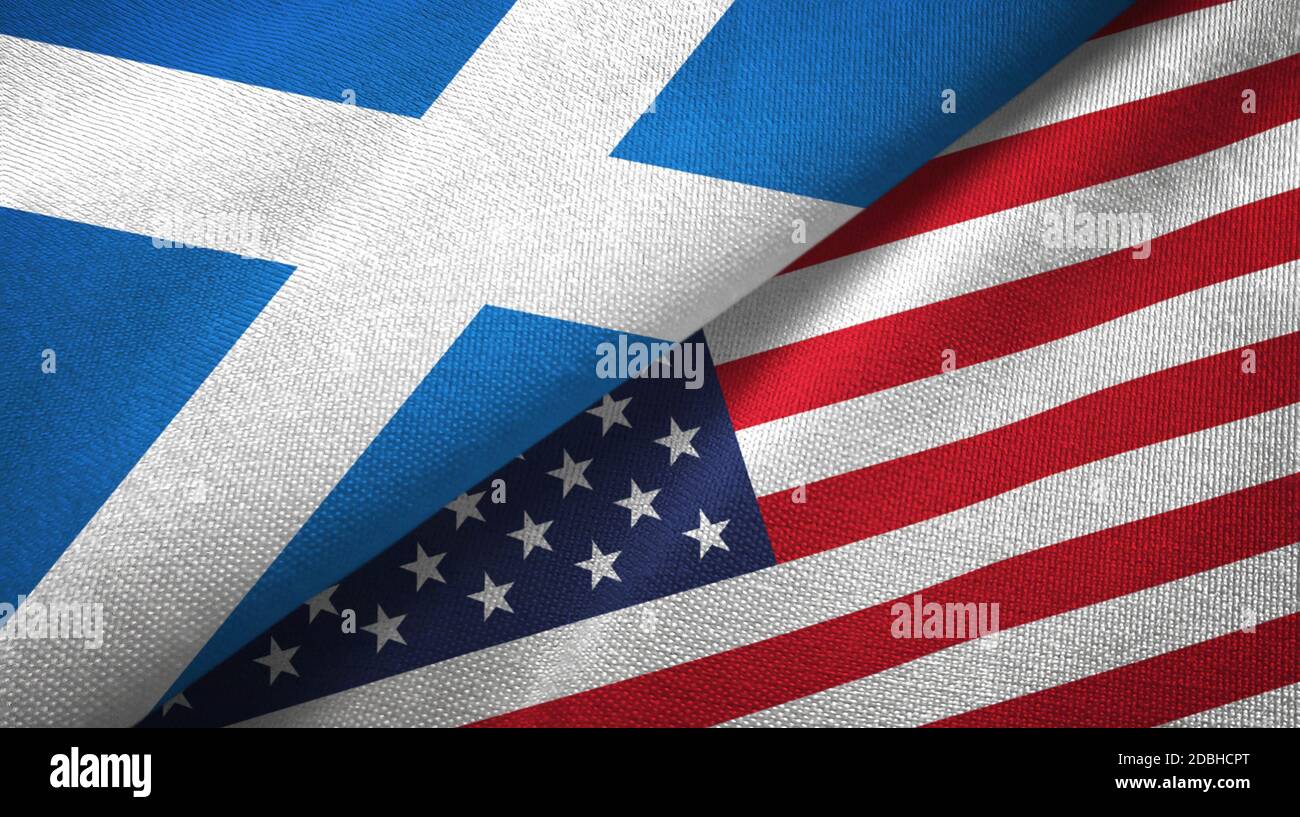 Scotland united states flag hi-res stock photography and images - Alamy