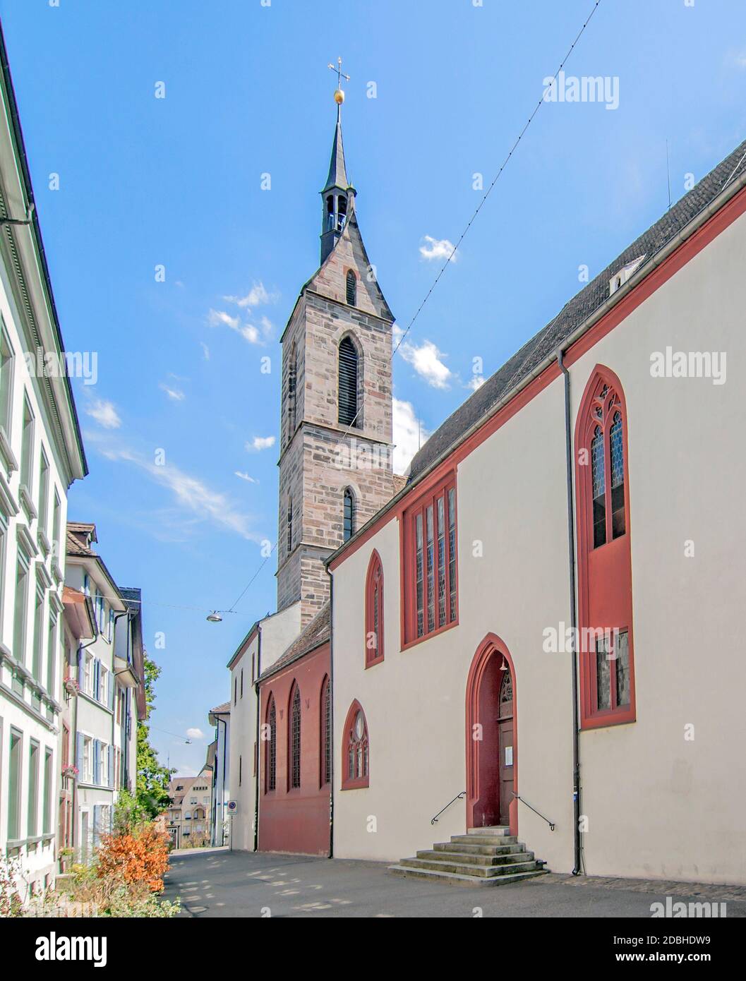 Peterskirche Basel, Schweiz Stock Photo - Alamy