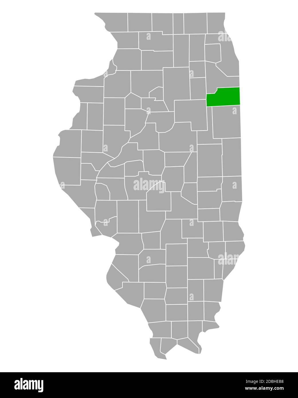 Kankakee map hi-res stock photography and images - Alamy