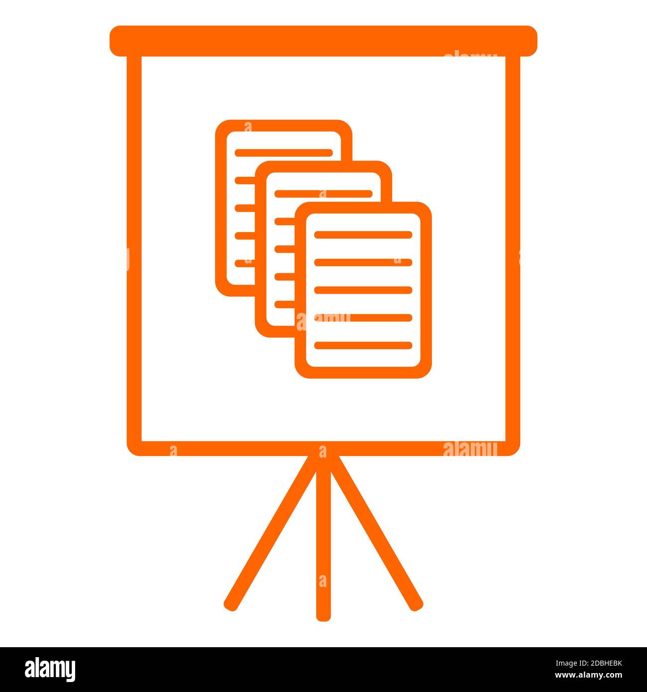 Document and flipchart Stock Photo - Alamy