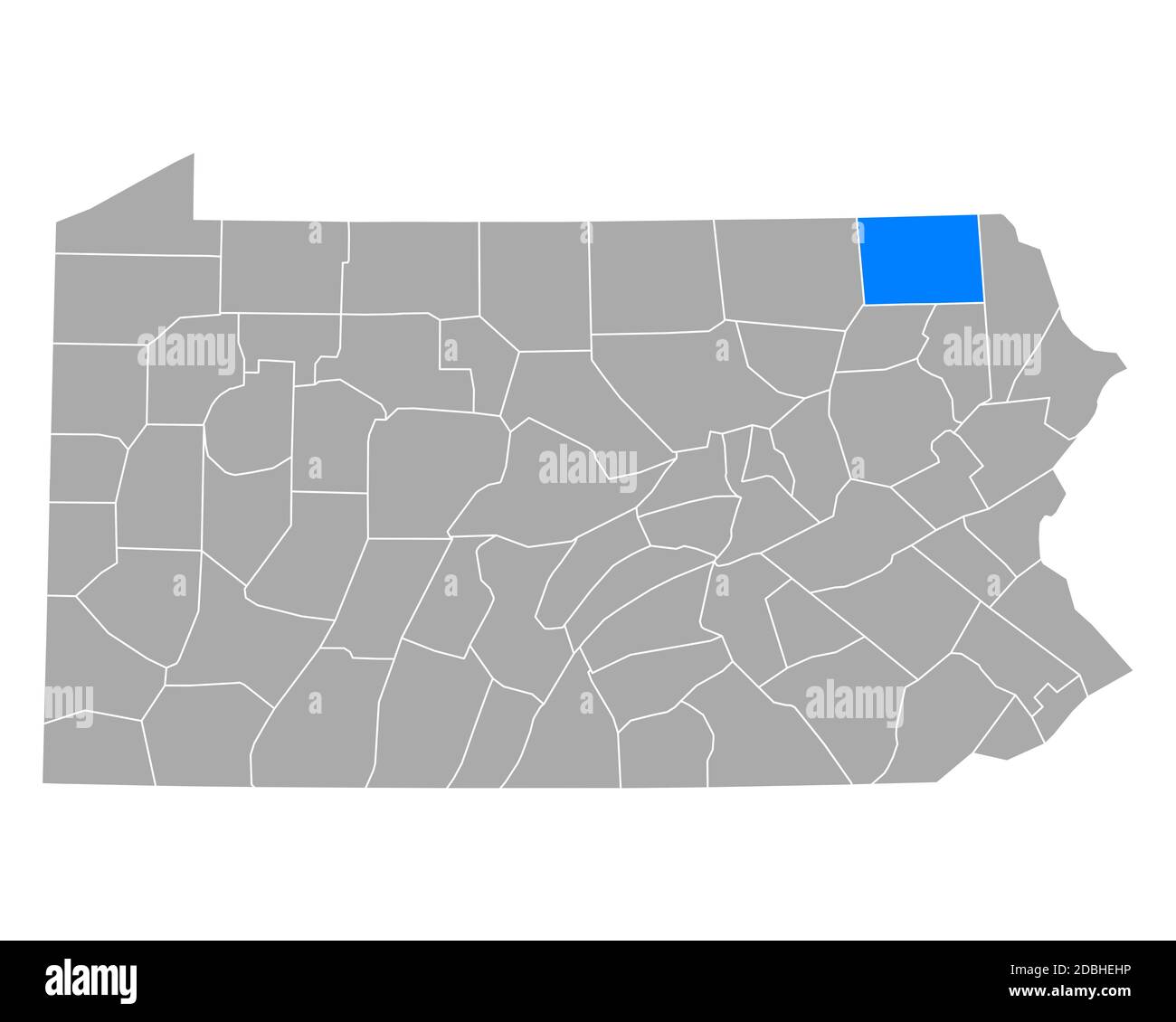 Map of Susquehanna in Pennsylvania Stock Photo - Alamy