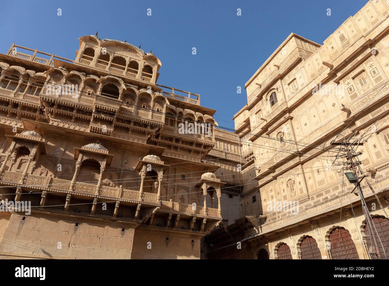 Junagarh Fort at Bikaner, Rajasthan India. Junagarh Fort was originally ...