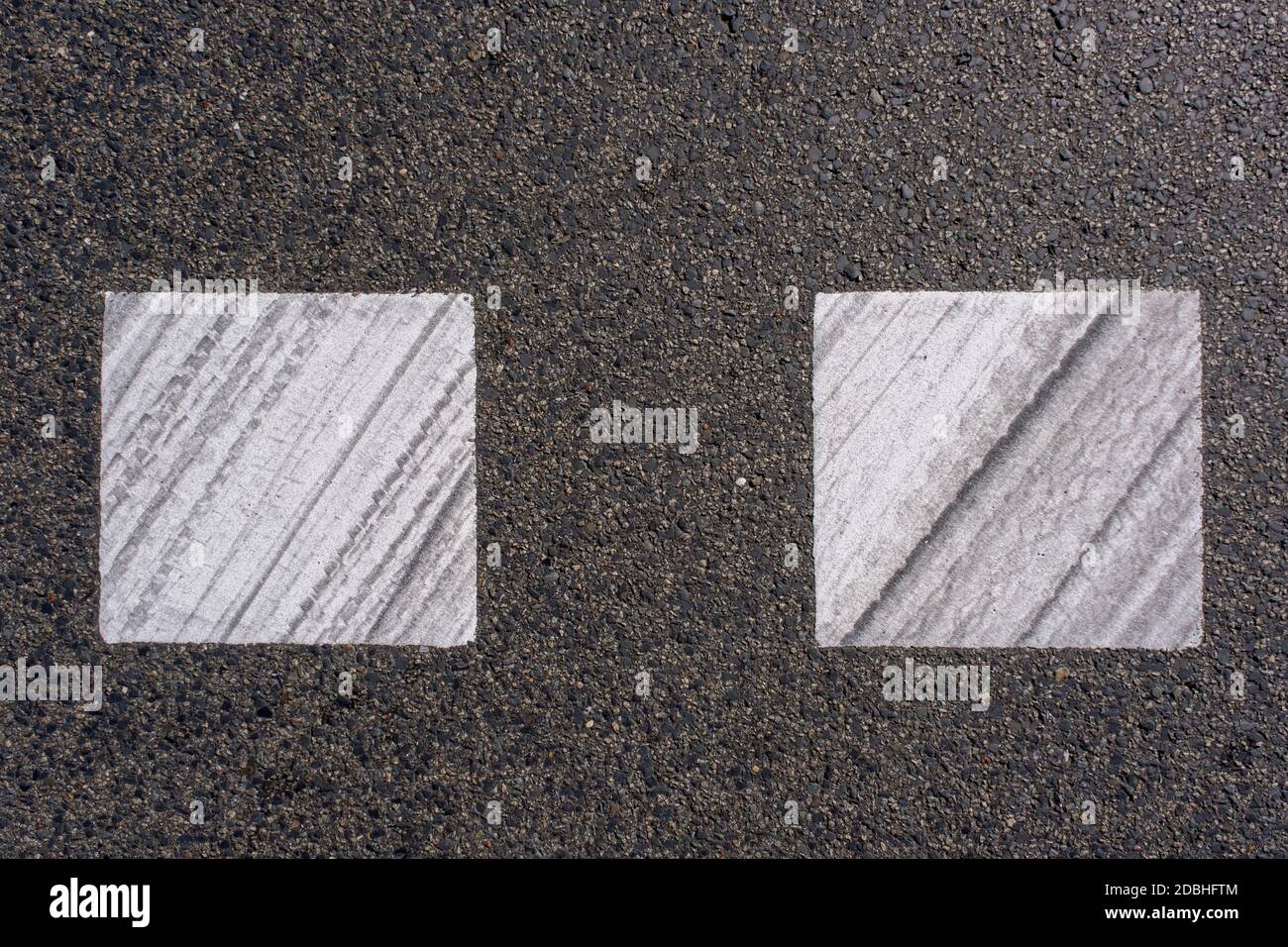 Tarmac texture. Markings painted on a tarmac road. Top view Stock Photo ...