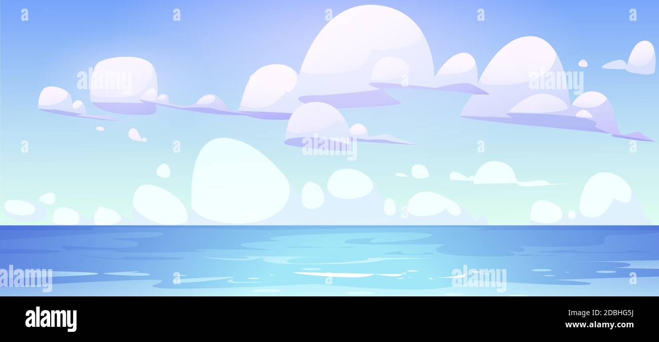 Bay blue sky in Stock Vector Images - Alamy