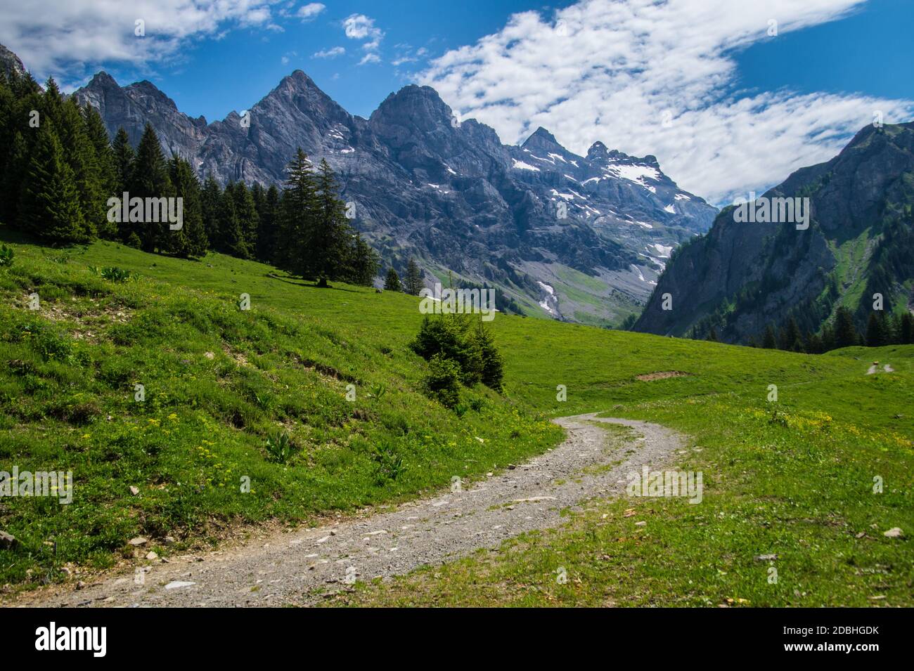 landscape of the Swiss Alps Stock Photo - Alamy