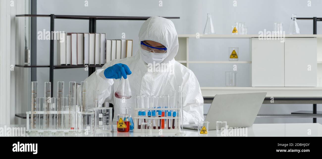 The researchers looked at the blood samples of infected people mixed ...