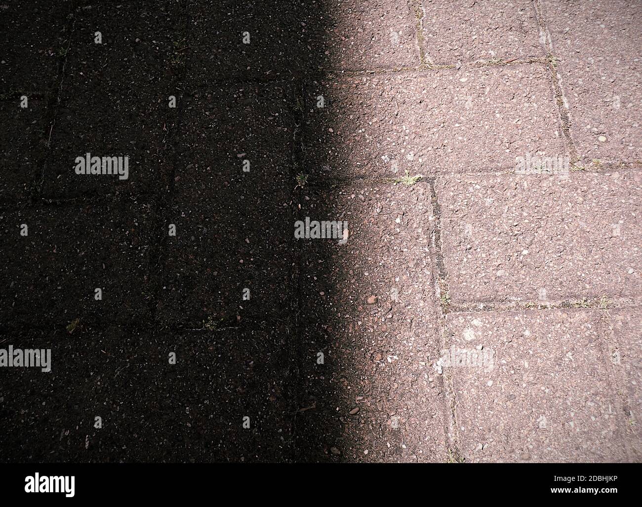 Shadow and light on the ground Stock Photo - Alamy