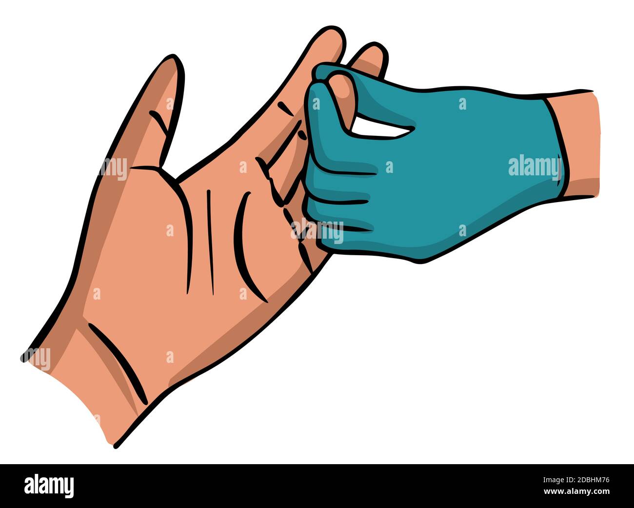 Taking of blood from a finger for analysis doctor and patient hands ...