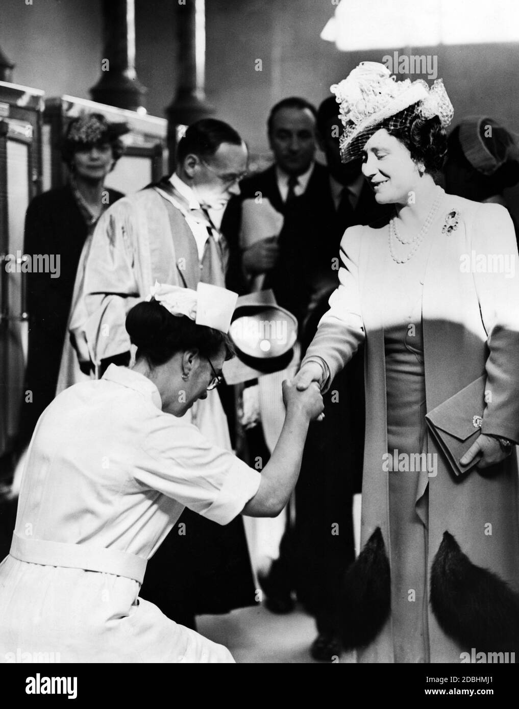 Elizabeth, Queen, Windsor, Great Britain, Mother of Queen Elizabeth II ...