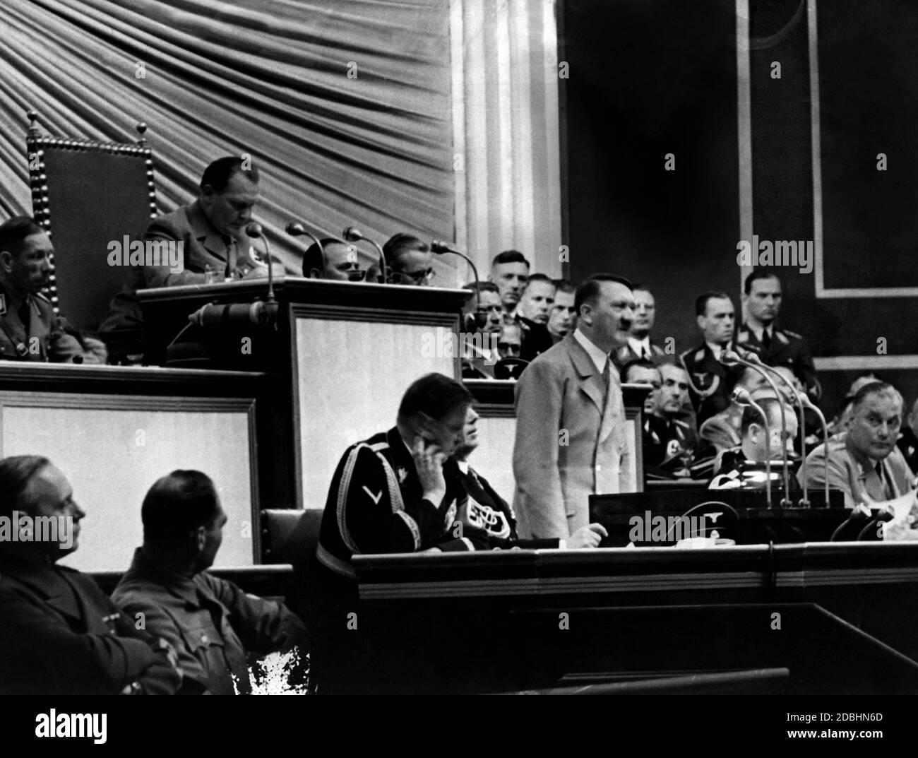 Hitlers podium Black and White Stock Photos & Images - Alamy