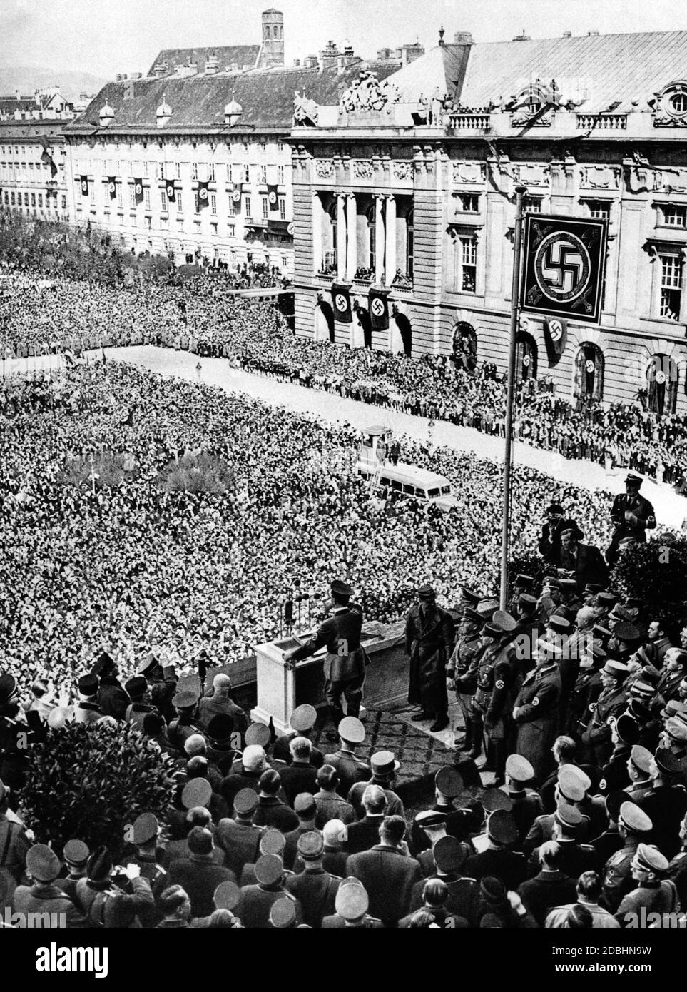 Adolf Hitler, during his speech on the occasion of the Anschluss ...