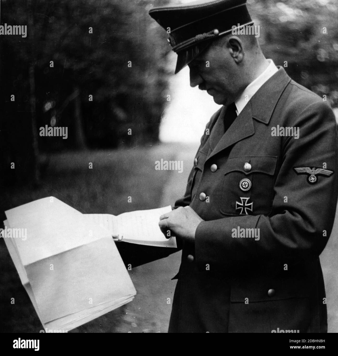 Reviewing documents Black and White Stock Photos & Images - Alamy