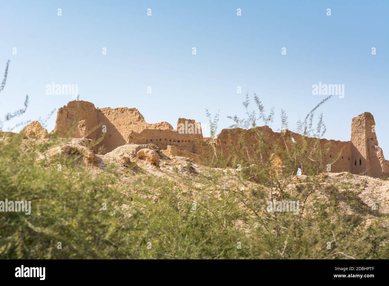 Historic buildings in Dariyah clay castle, also as Dereyeh and Dariyya ...