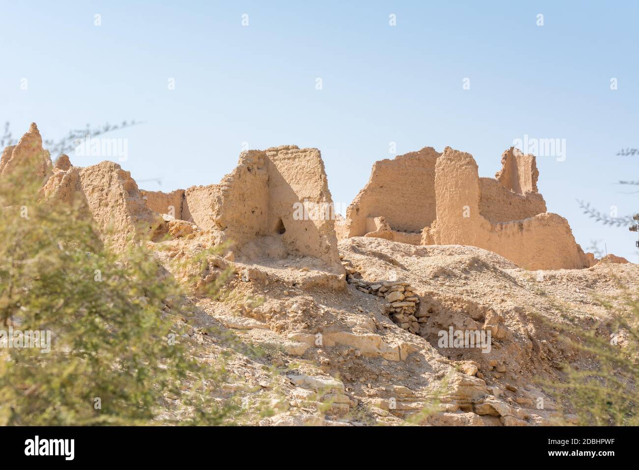 Historic buildings in Dariyah clay castle, also as Dereyeh and Dariyya ...