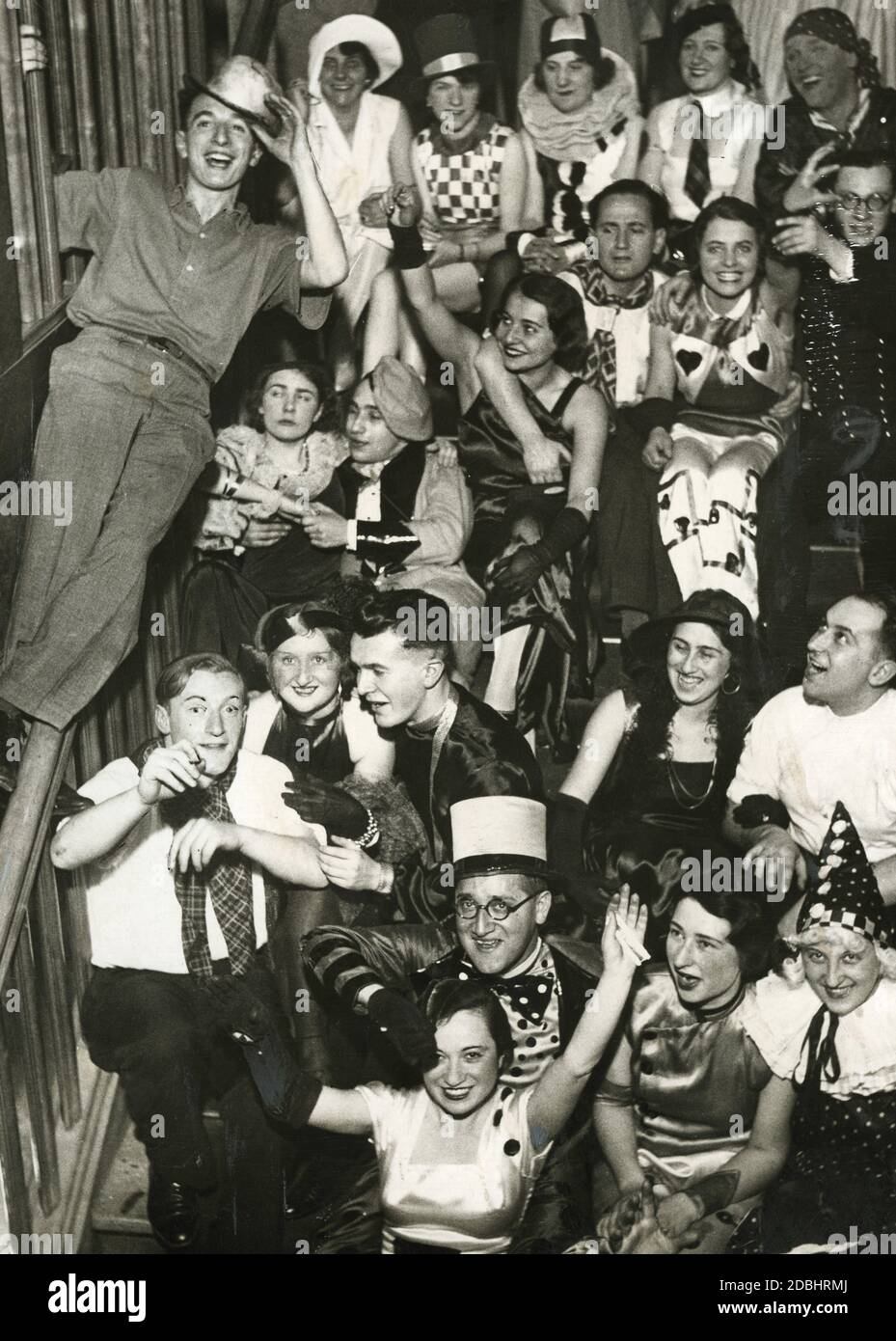 The photograph shows a group of participants at the Reimann Ball at the ...