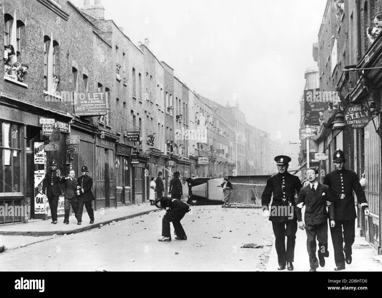 Background policemen Black and White Stock Photos & Images - Alamy