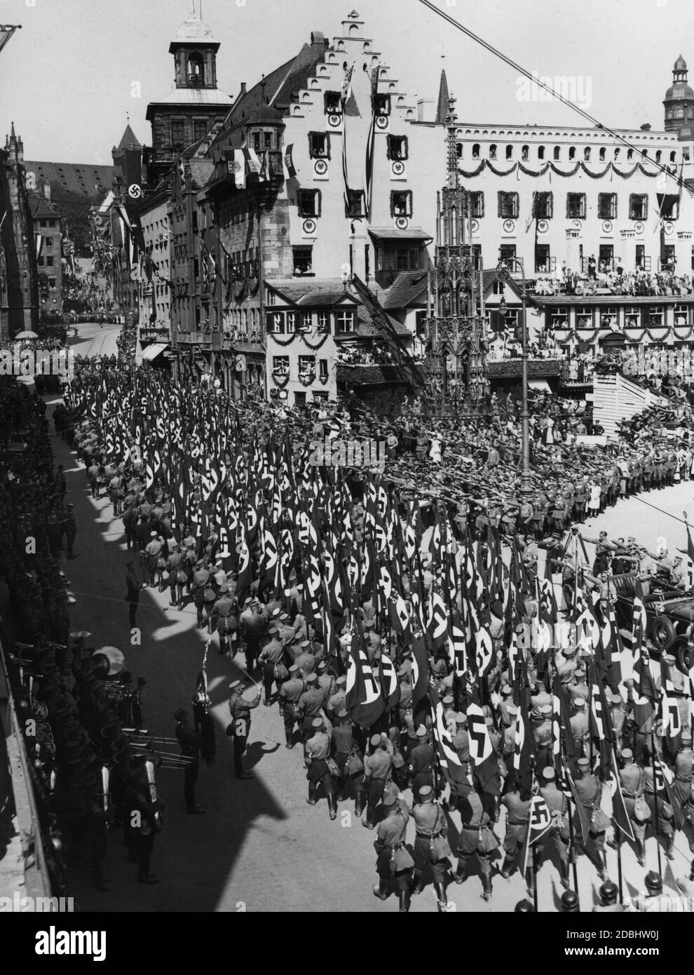 On the so-called Adolf-Hitler-Platz in Nuremberg, Adolf Hitler ...