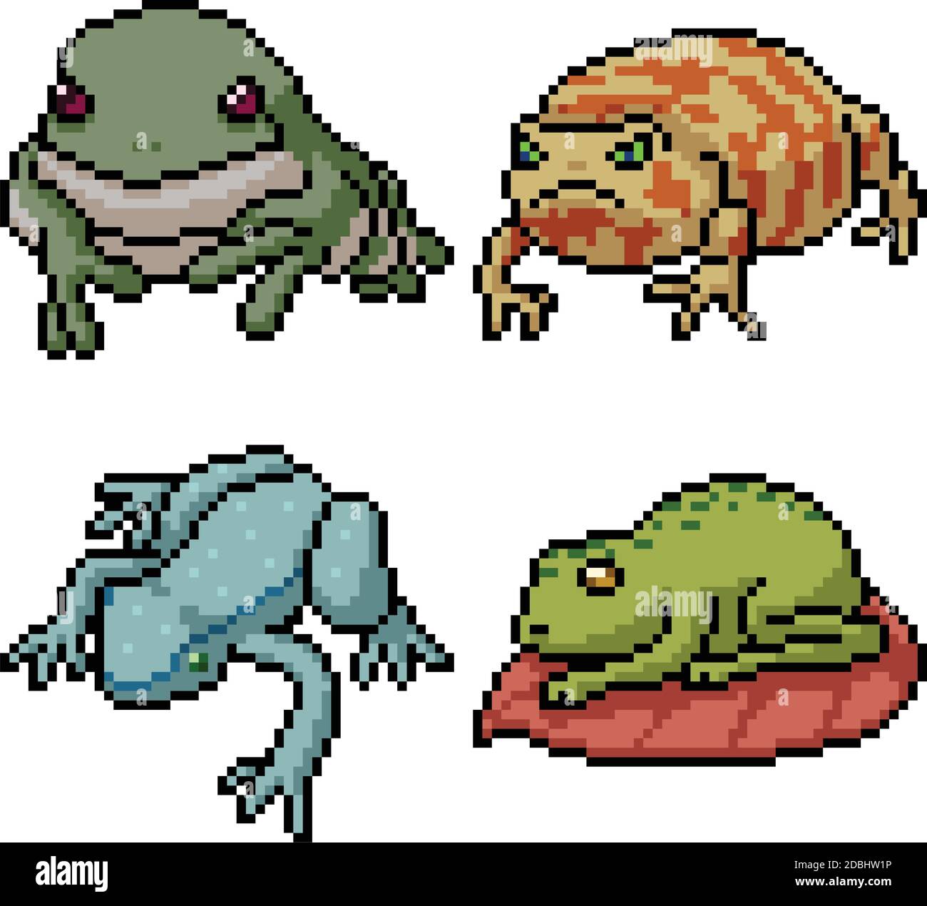 Cartoon poison frog Stock Vector Images - Alamy