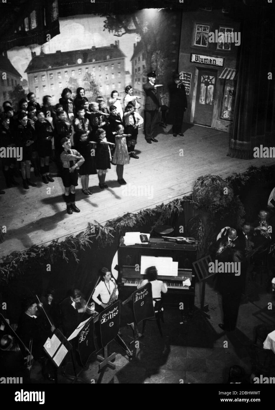 Youth orchestra performance Black and White Stock Photos & Images - Alamy
