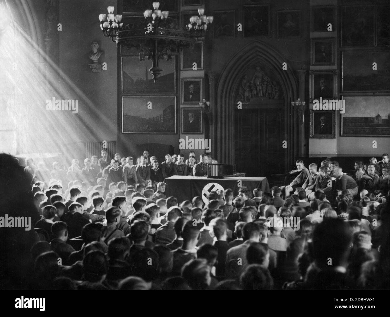 Adolf hitler school and radio hi-res stock photography and images - Alamy