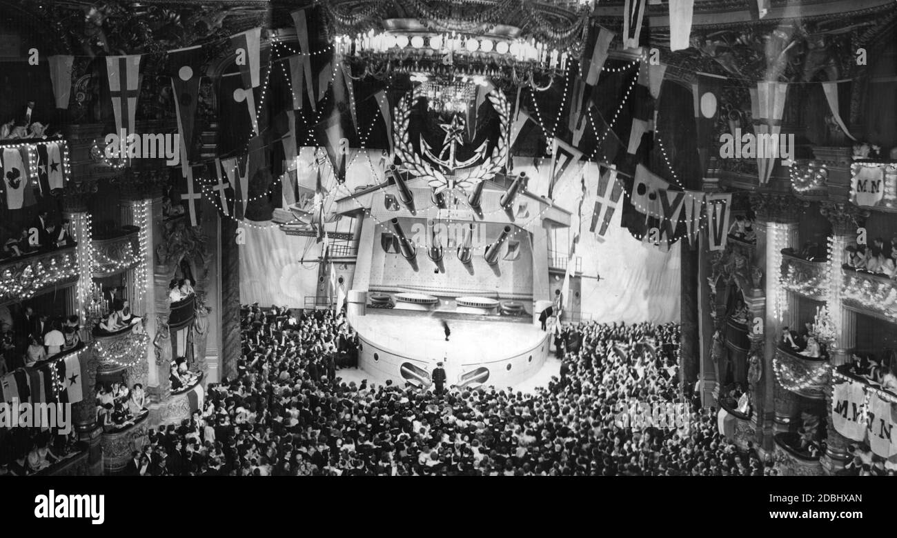 A gala ball of the French Navy at the Paris Grand Opera in February ...