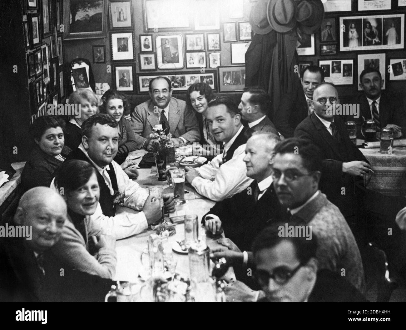 "Lauritz Melchior, Friedrich Schorr and Fritz Wolff with their wives ...