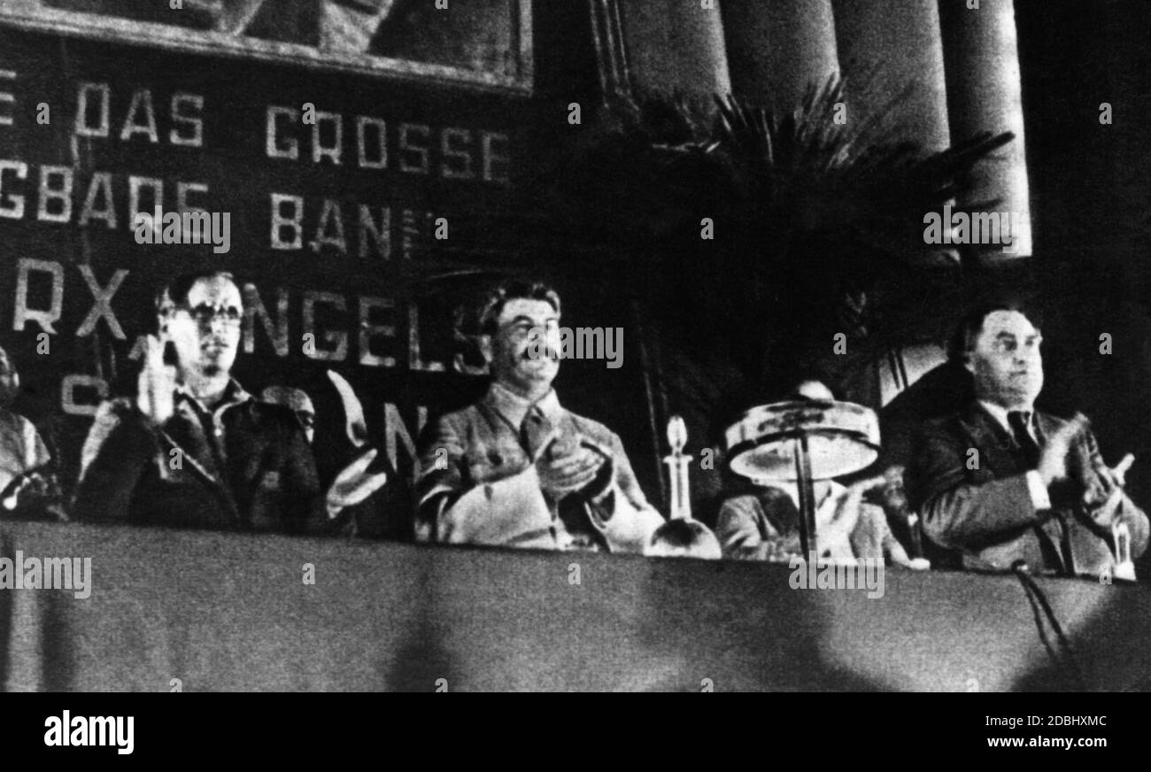 Secretary general of the communist international Black and White Stock ...