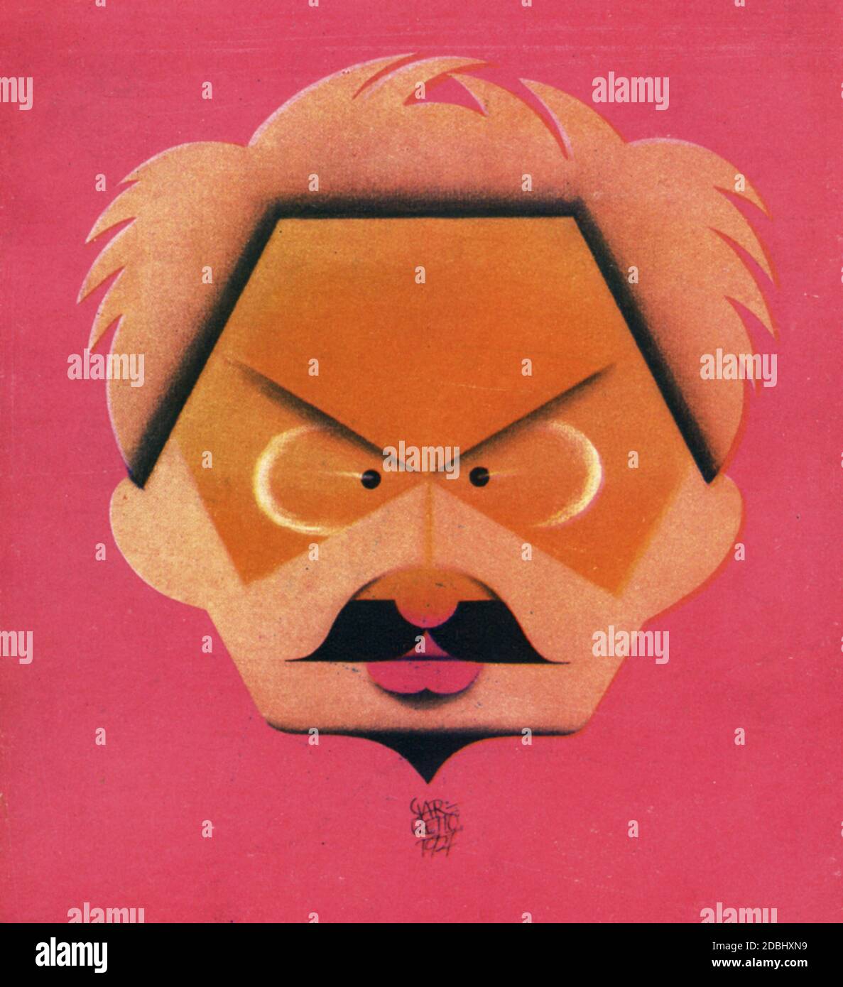 Leon Trotsky, politician, USSR, caricatures. (undated photo Stock Photo ...