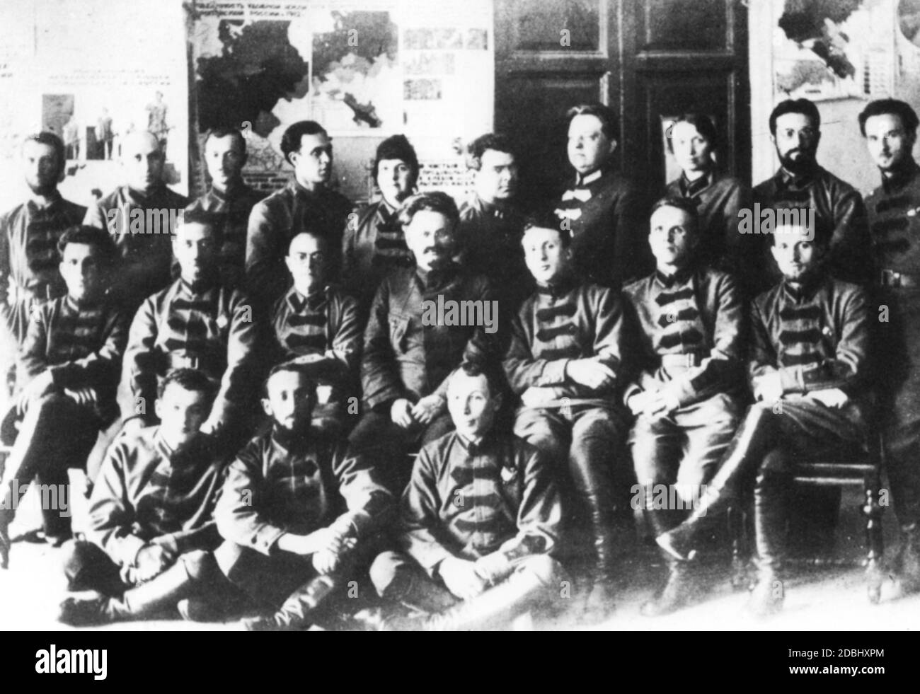 Leon Trotsky, nee Lev Bronstein, founder and commander-in-chief of the ...