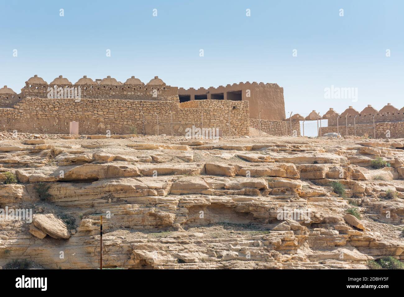 Historic buildings in Dariyah clay castle, also as Dereyeh and Dariyya ...