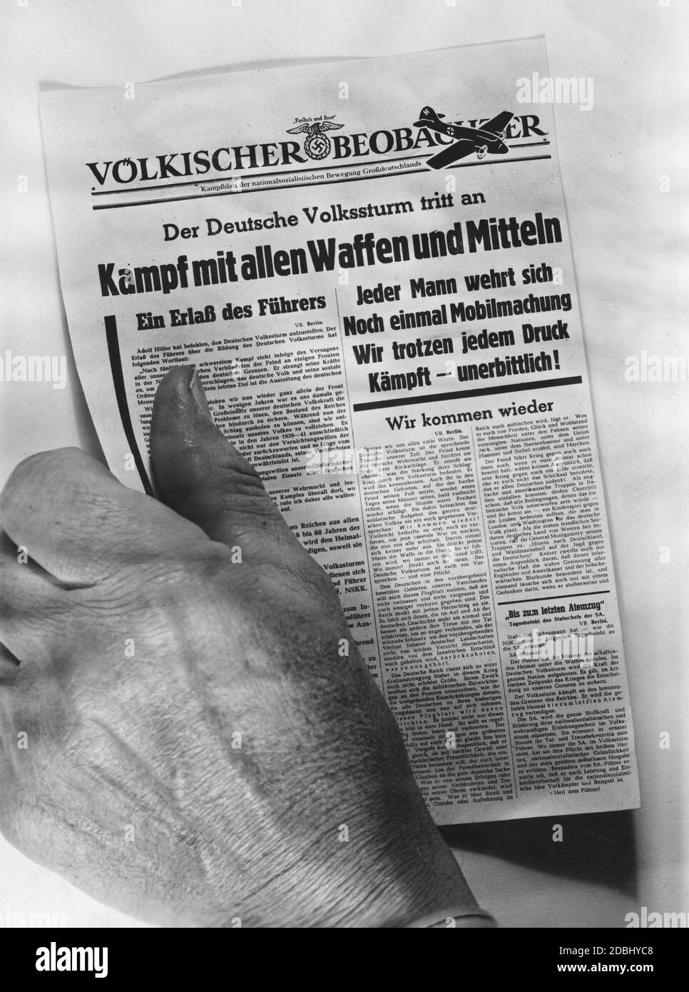 Propaganda dropped from airplanes hi-res stock photography and images ...