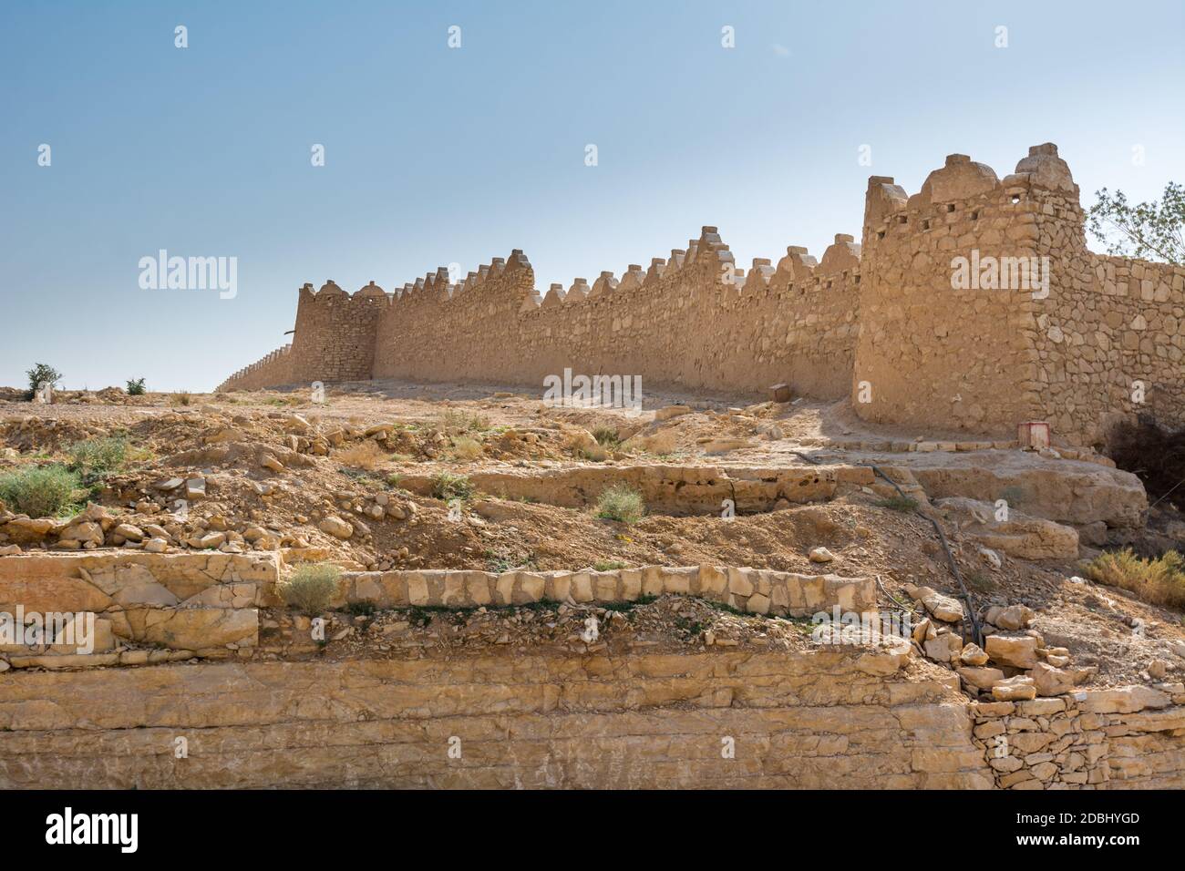 Historic buildings in Dariyah clay castle, also as Dereyeh and Dariyya ...